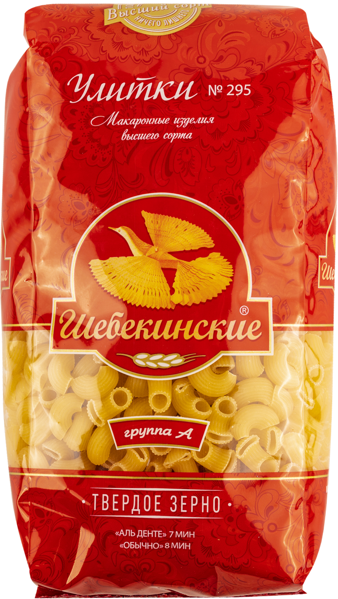Макароны Шебекинские Улитки №295 МакПром м/у, 450 г купить в магазине ...