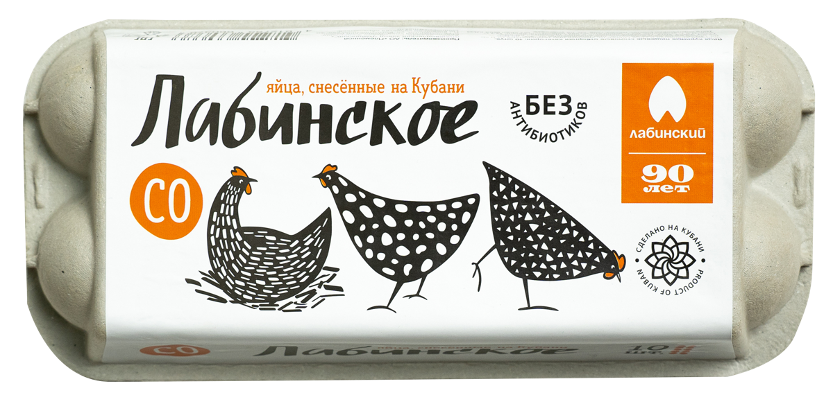 Яйцо куриное СО Лабинское отборная категория Лабинский ППЗ к/у, 10 шт ...