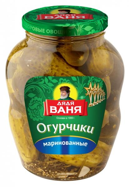 Огурцы маринованные Дядя Ваня в/с Русское поле с/б, 1800 г купить в ...