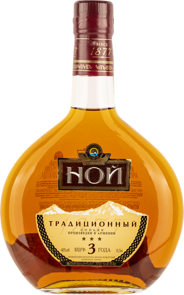 Коньяк 3 года 40% Ной традиционный КВВК Арарат с/б, 0,5 л купить в ...
