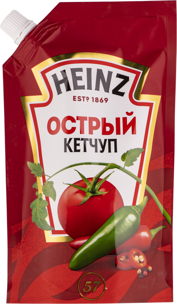 Кетчуп Хайнц острый Петропродукт м/у, 320 г купить в магазине Табрис