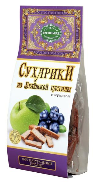 Сухарики из пастилы Белевская пастила черника Белевская пастила м/у, 55 ...